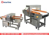 China Audible / Visual Alarm Industrial Metal Detector Conveyor Fe/0.6mm Sus/1.2mm Sensitivity for sale