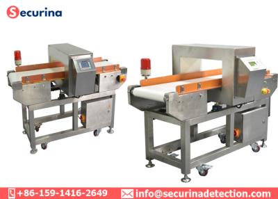China LCD Screen Industrial Metal Detector Conveyor 120W For Meat / Poultry / Seafood for sale