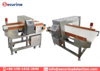 China Automatic Arched Conveyor Metal Detector For Meat Industry Chain Conveyor Style for sale
