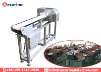 China Sound Light Alarm Food Processing Metal Detectors 30M/Min Conveying Speed For Detecting Swarf / Fillings for sale