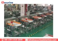 China Auto Industrial Metal Detector Conveyor Sound / Light Alarm Food Processing Inspection for sale