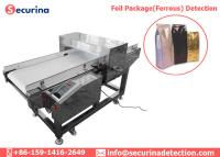 China SS304 Food Grade Metal Detectors Metallic Aluminum Foil Bag Packed Product Inspection for sale
