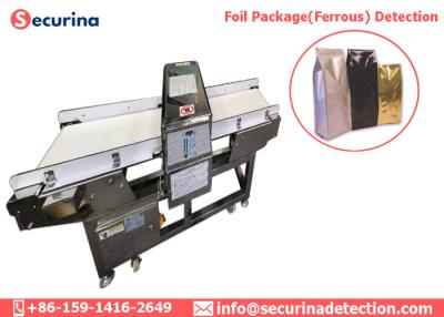China Garment Conveyor Industrial Needle Metal Detector For Aluminum Foil Packing for sale
