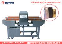 China Durable Food Grade Conveyor Belt Metal Detector Aluminium Foil In Food Packaging for sale