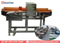 China Stainless Steel 304 Food Grade Metal Detectors Conveyor Belt Return Automatically for sale
