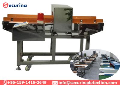 China Stainless Steel 304 Food Grade Metal Detectors Conveyor Belt Return Automatically for sale