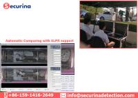 China AC220V Under Vehicle Inspection System 21 Inch Monitor FCC With ALPR Camera for sale