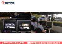 China 22 Inch Monitor Mobile Under Car Scanning System With License Plate Recognition ALPR Camera for sale