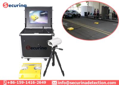 China 22 Inch Monitor Mobile Under Car Scanning System With License Plate Recognition ALPR Camera for sale