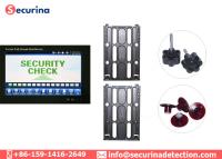 China Touch Screen Walk Through Body Scanner 24 Zones Visual Audible Alarm Door Frame for sale
