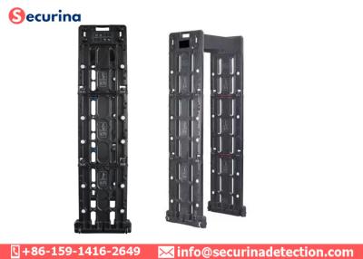 China Multi - Detecting Zones Door Frame Metal Detector Sound / Light Alarm For Police for sale