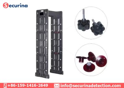 China High Sensitivity Pass Through Metal Detector 7'' Touch Display Screen With Wheels for sale