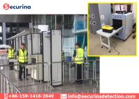 China 4 Colors Scanning X Ray Baggage Scanner Multilingual With Conveyor Loading 150kgs for sale