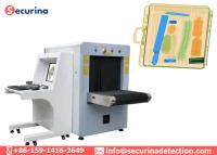 China Dual Energy X Ray Baggage Scanner Machine Display Color Scanning Image SA6550 for sale