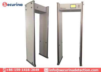 China Tamper Proof Pass Through Metal Detector 33 Pinpoint Zone By Hardware Loacking Keypad for sale
