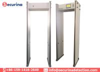 China Multi - Zone Arch Metal Scanner Detector 50/60Hz With Led Light Bar Alarming for sale