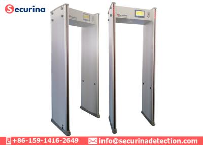 China Two Led Light Bar 33 Zones Metal Detector Security Doors For Weapon Detection for sale
