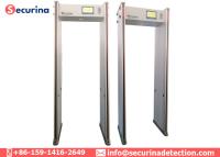 China 33 Pinpoint Zones Walk Through Security Detector Tamper Proof With Lock / Password for sale