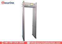 China Multi - Zone Arch Metal Scanner Detector 50/60Hz With Led Light Bar Alarming for sale