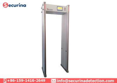 China Multi - Zone Arch Metal Scanner Detector 50/60Hz With Led Light Bar Alarming for sale
