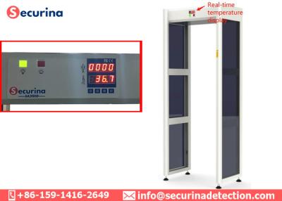 China Infrared Thermometer Door Airport Security Detector Prevent Covid -19 Coronavirus for sale
