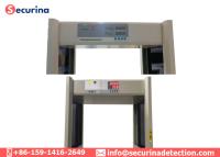 China 700mm Passing Width Walk Through Metal Detector Gate Thermometer With CE FCC Approval for sale