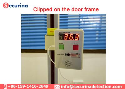 China Voice Broadcase And LED Alarm Portable Body Temperature Thermal Scanner Box with CE, FCC certificates for sale