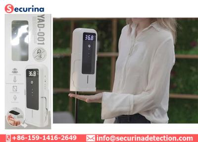 China 1-5CM Measuring Distance No-Touch Thermometer Hands Disinfect Equipment With 300ML Disinfectant Built-In for sale