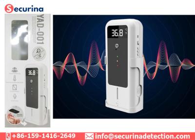 China 4AA Battery Power Supply Touchless Infrared Thermometer Sterilization Dispenser with Tripod Mount Holder for sale