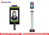 China AI Biometric Thermal Imaging Temperature Measurement Thermometer Panel With Face Recognition Camera for sale