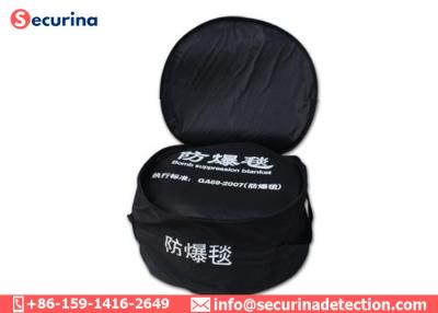 China Black Ballistic Explosion Containment Blanket For Cover Dangerous Objects for sale