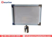 China Vertical Frame A4 Post Barrier Sign Holder Racks For Stanchion Barrier for sale