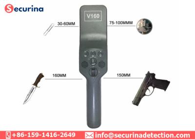 China 4 Level Sensitivity Portable Body Scanner Hand Held Metal Detector V160 for sale