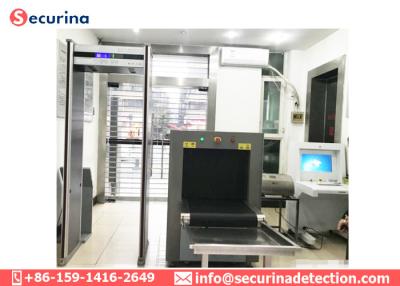 China 40AWG Introscope X Ray Inspection Machine 64 Times Zoom 32mm Steel for sale