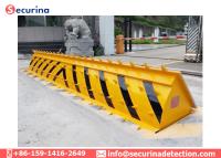 China 500mm Rising Height A3 Steel Hydraulic Road Barriers IP68 Waterproof Traffic Blocking for sale