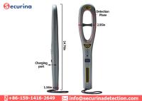 China 240VAC Hand Held Security Detector FCC 9V Battery For Dangerous Weapon for sale