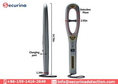 China 240VAC Hand Held Security Detector FCC 9V Battery For Dangerous Weapon for sale