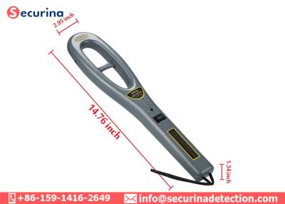 China FCC 220mW Hand Held Security Wands 22KhZ Hand Wand Metal Detector for sale