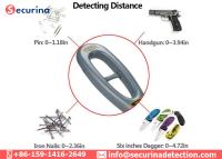 China 240VAC 60HZ ABS Plastic Metal Detector FCC Handheld Safety Inspection Scanner for sale