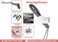 China Vibration Alarming 40hrs 60mm Pin Portable Security Wand 22KhZ GC-101H for sale