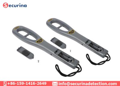 China Shockproof ABS 400G Portable Metal Detector 9V Battery Hand Held Security Wands for sale