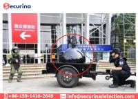 China 3.0kgs TNT Exploding Bomb Disposal Explosive Containment Vessel With Four Wheels for sale