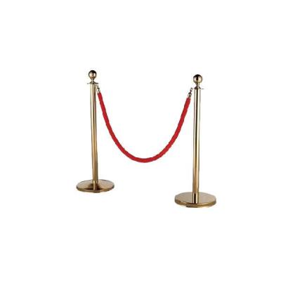 China Traffic Retractable Security Bollards Safety Queue Barrier Polish Brush Titanium Crowd for sale