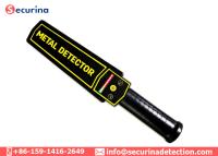 China 5 Level Sensitivity Handheld Metal Detector Wand Durable ABS Plastic With LED Light Bar for sale