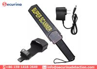China Intelligent Handheld Metal Detector Wand Rechargeable Battery For Security Checking for sale