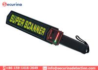China 9V Battery Hand Held Detectors , Magnetic Metal Detector With Light Vibration Sound Alarm for sale
