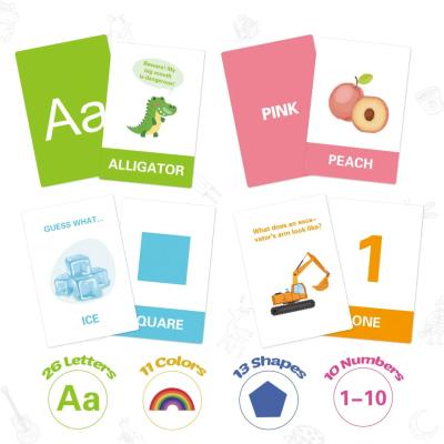 China Directly from the manufacturer Printed Customized Children's Educational Playing Game Cards Learning Flash Cassette Box for sale