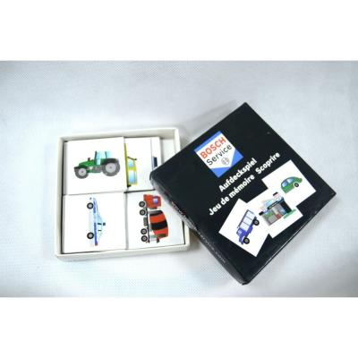 China Custom Designs Transport Cars Educational Memo Spiel Cards for Youth and Kids in Custom Size for sale
