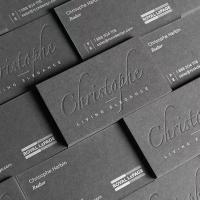 China Embossed Indentation Thank You Cards on Art Paper Customized for Small Business Needs for sale