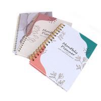 China Full Color Custom A4 Hardboard Cover Printing for Monthly Weekly Dairy Agenda Planner for sale